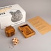 The Explorer STEM Brain Teaser Puzzle Set, 6 Wooden Mechanical Puzzles ...