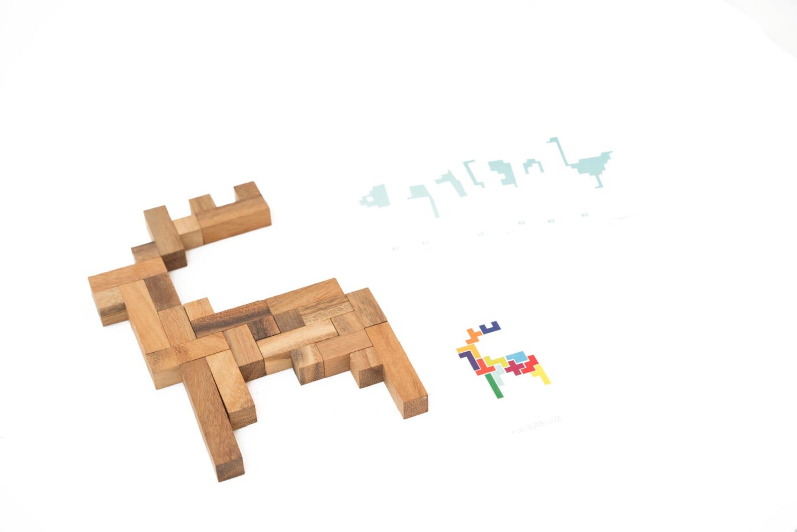 STEM Pentomino Puzzle Set With Challenge Cards Coffee Table | Etsy