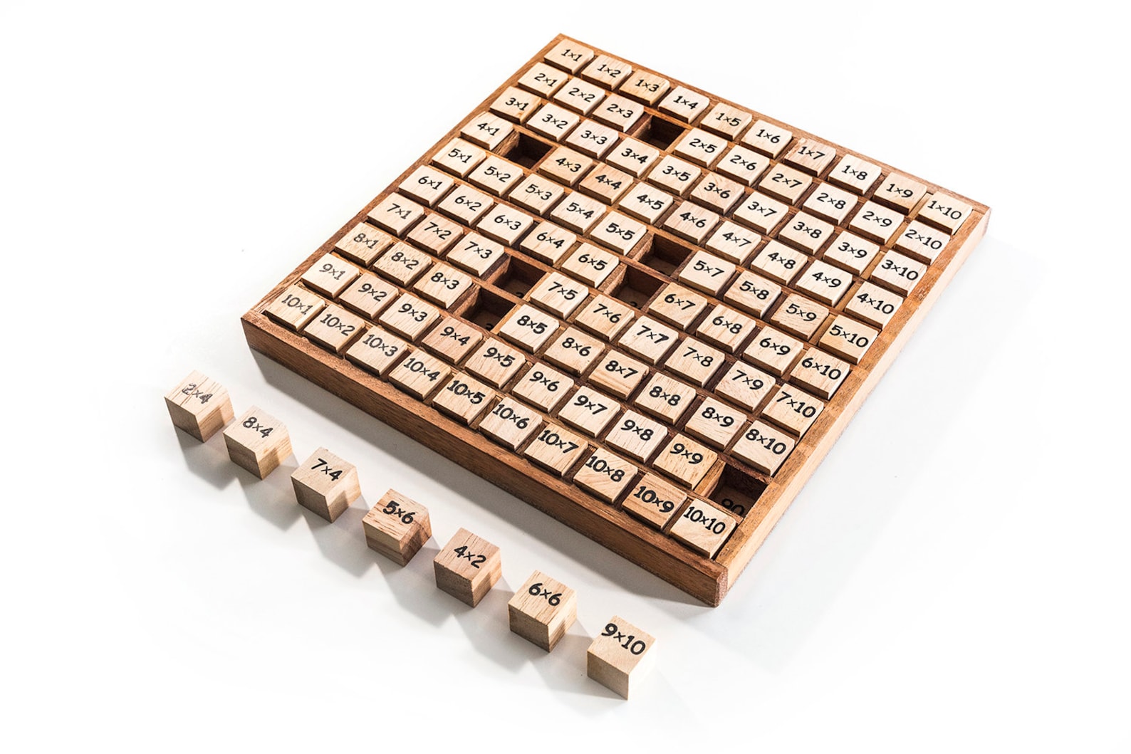 Wooden Montessori Hundred Board - Montessori Math Set, Waldorf Math ...