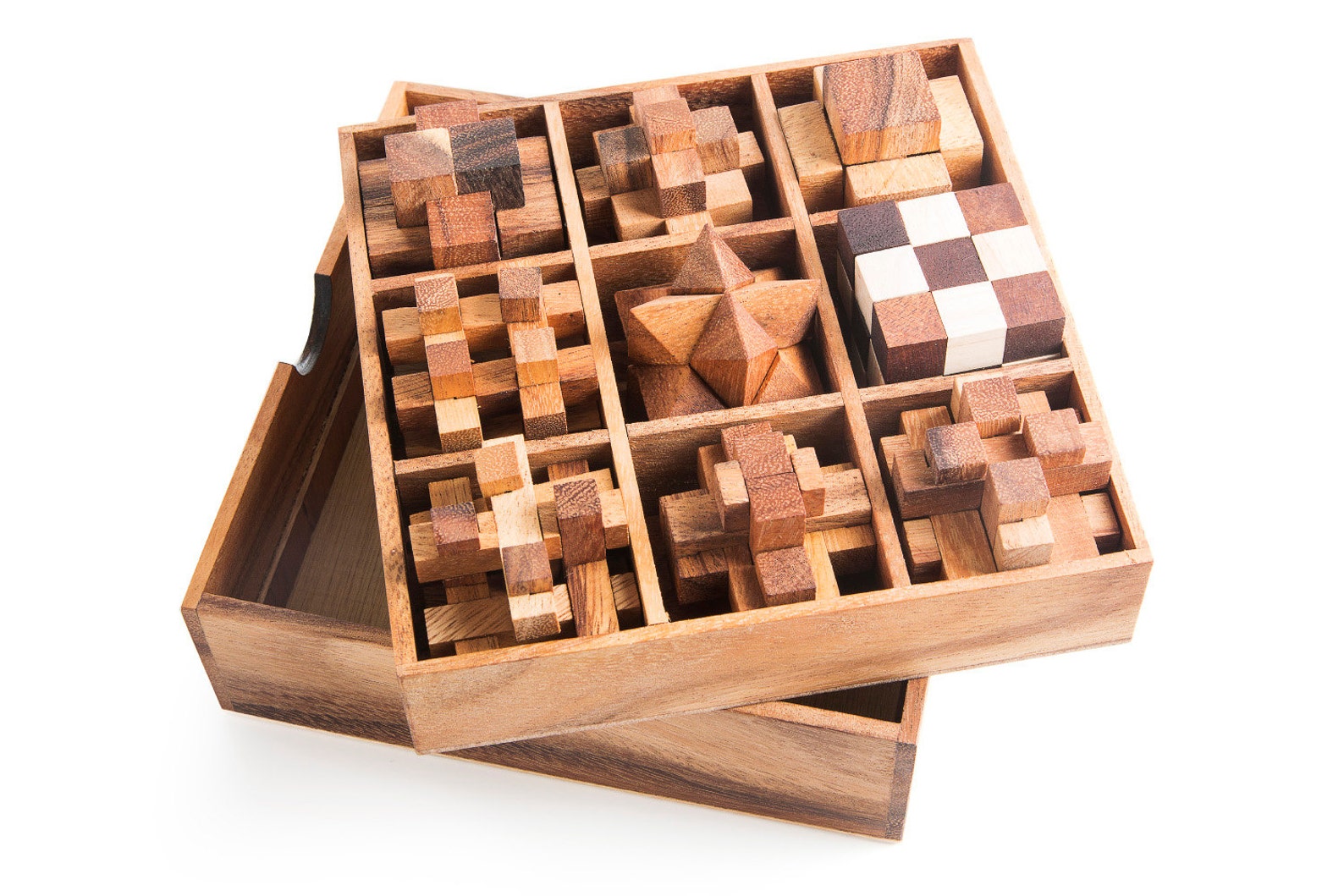 Very Difficult Puzzles for Adults, Gift Box Puzzles - 9 Mechanical ...