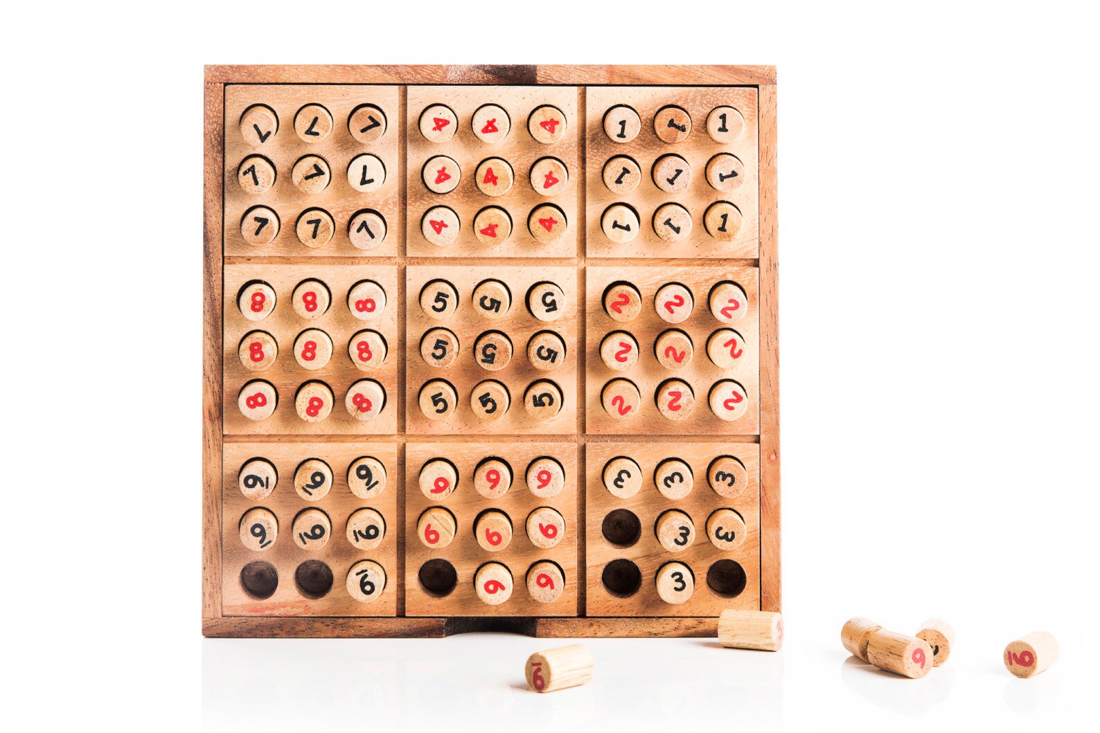 Sudoku Wooden Sudoku Coding Puzzle Sudoku Puzzle Game For Etsy 9636