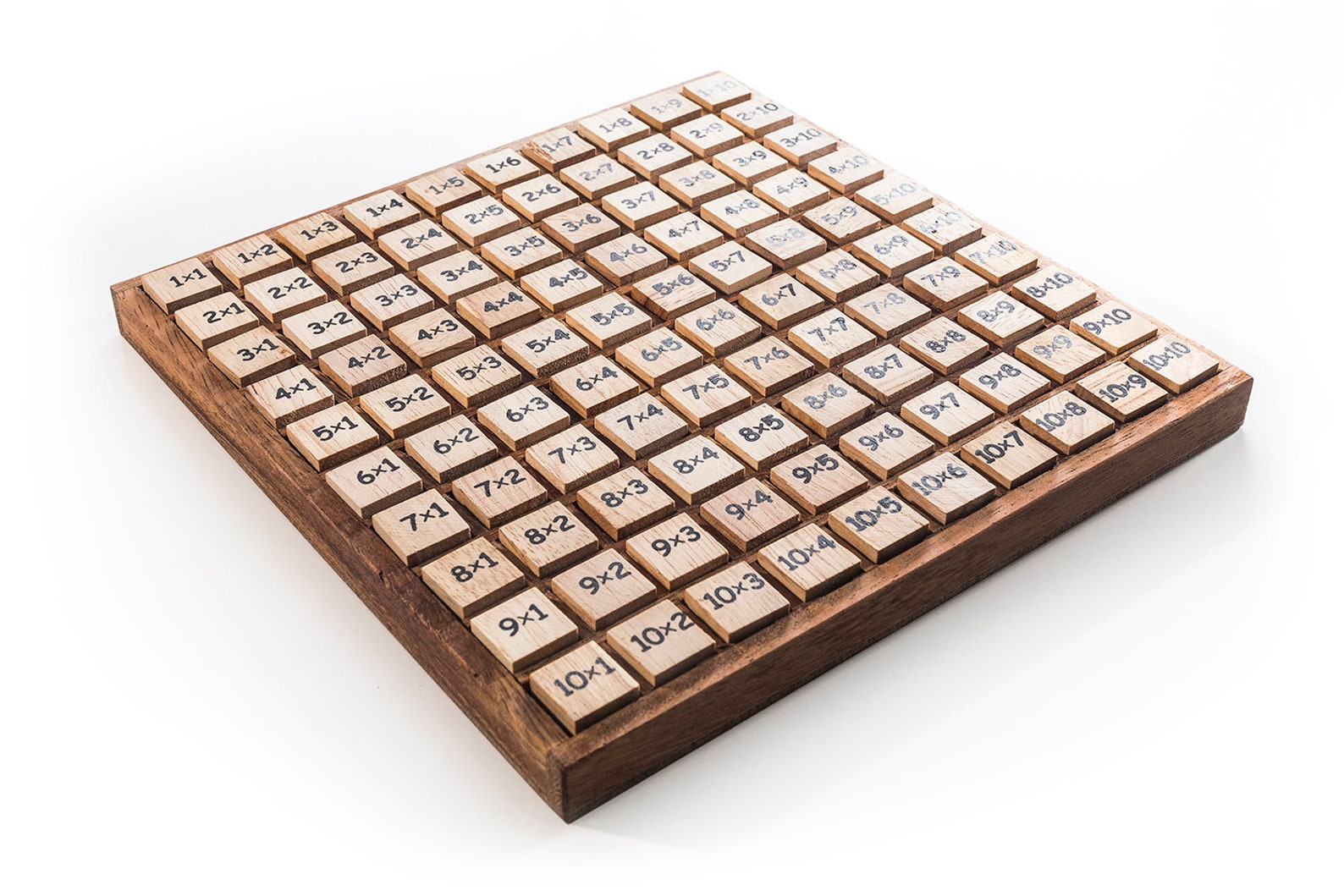 Wooden Montessori Hundred Board Montessori Math Set Waldorf - Etsy