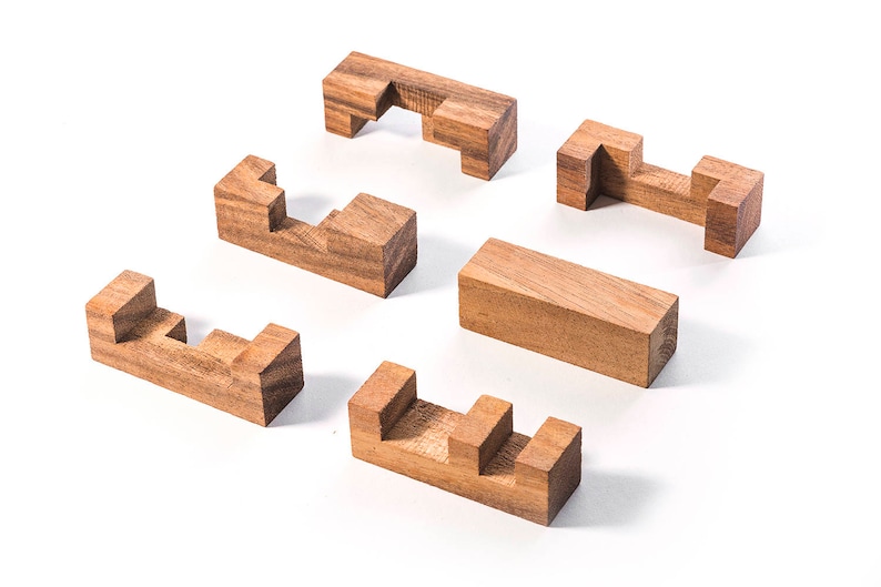 Burr Puzzle - Mechanical Puzzle, Devil's Knot, Notch, Brain Teaser ...