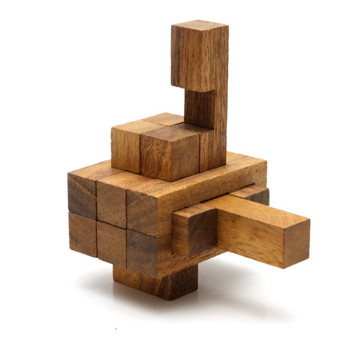 13 Piece Burr Puzzle - Mechanical Wood Puzzle, Wooden Interlocking ...