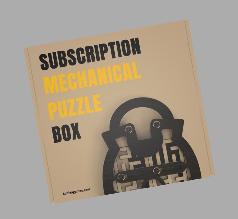 The Thinker Subscription Puzzle Box - Difficult Puzzles for Adults ...