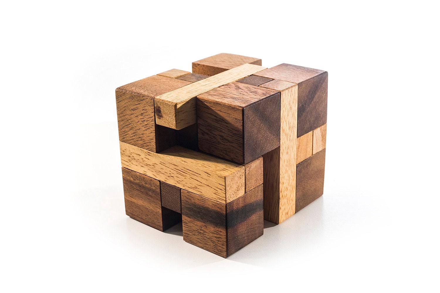 Bind Secret Opening Puzzle - Mechanical Wooden Brain Teaser Puzzles for ...