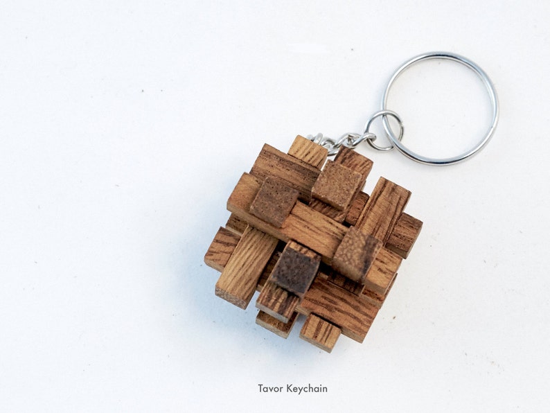Puzzle Key Chain Wood Puzzle Keychain Wood Keychain Wood - Etsy