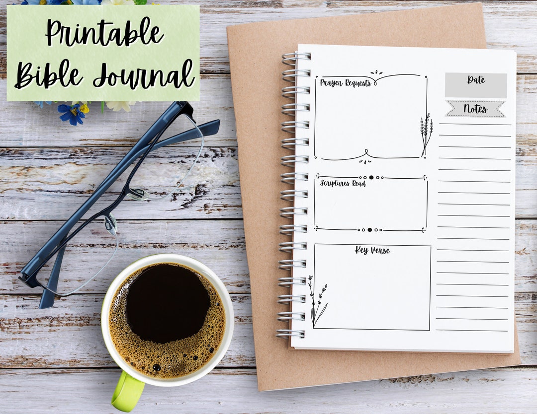 Printable Bible Journal | Bible Journal | Bible Study | Printable ...