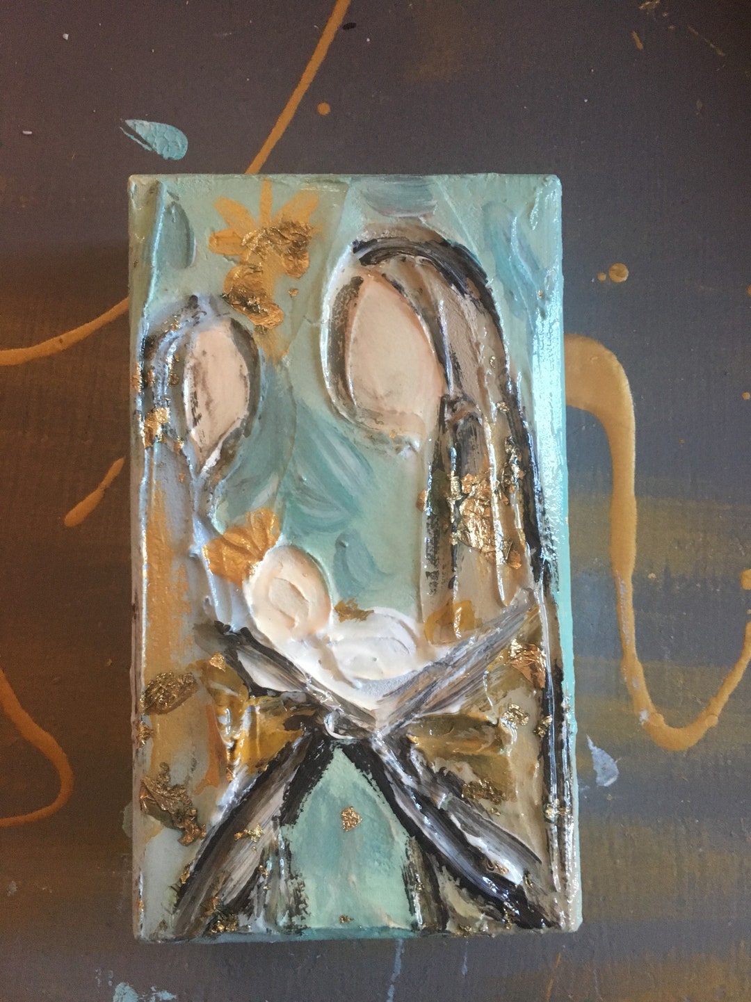 Mini ....joseph, Mary and Baby Jesus - Etsy