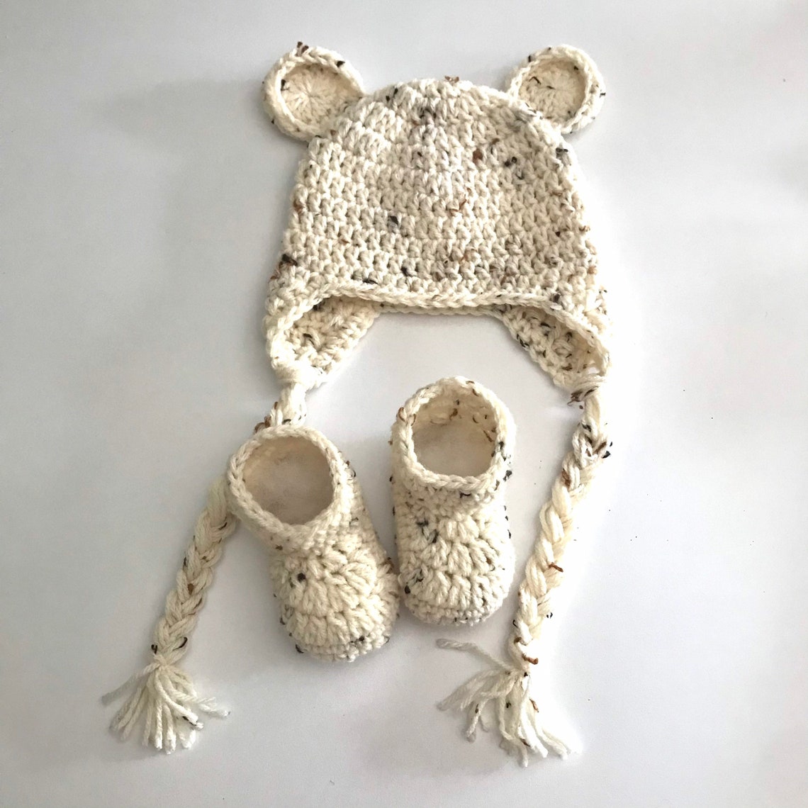 Bear Set / Baby Boots / Baby Shoes/ Baby Bear Set/baby Gift | Etsy