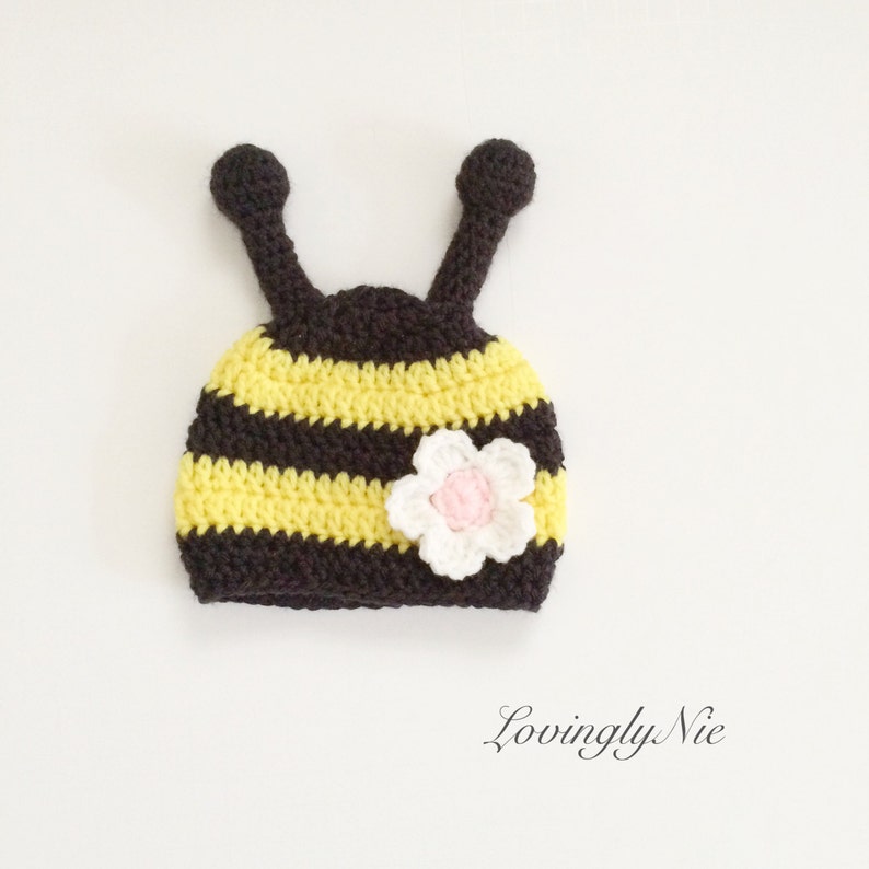 Bumble Bee Beanie Bee Hat Crochet Bee Beanie Photo Prop - Etsy