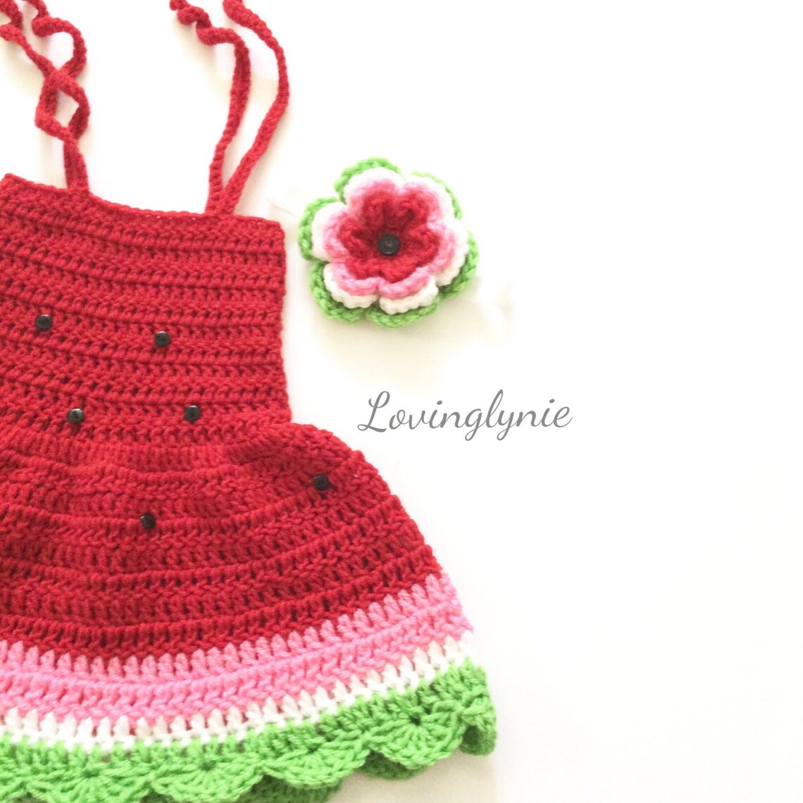 Watermelon Dress (baby- Big Girl), Summer Dress for Kid, Baby Gift ...
