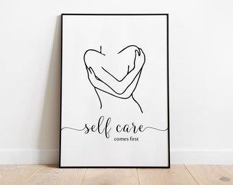 Self Love Line Art - Etsy