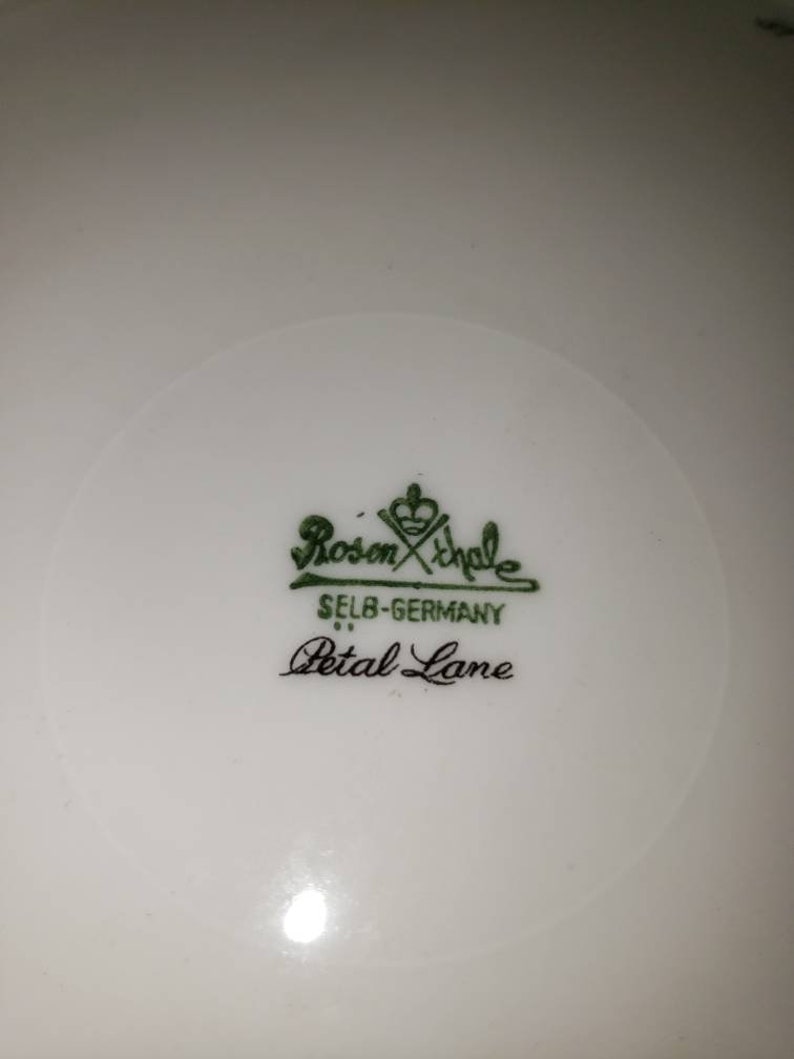 Beautiful Rosenthal Made in Selb Germany. Petal Lane Pattern. Set of 4 ...