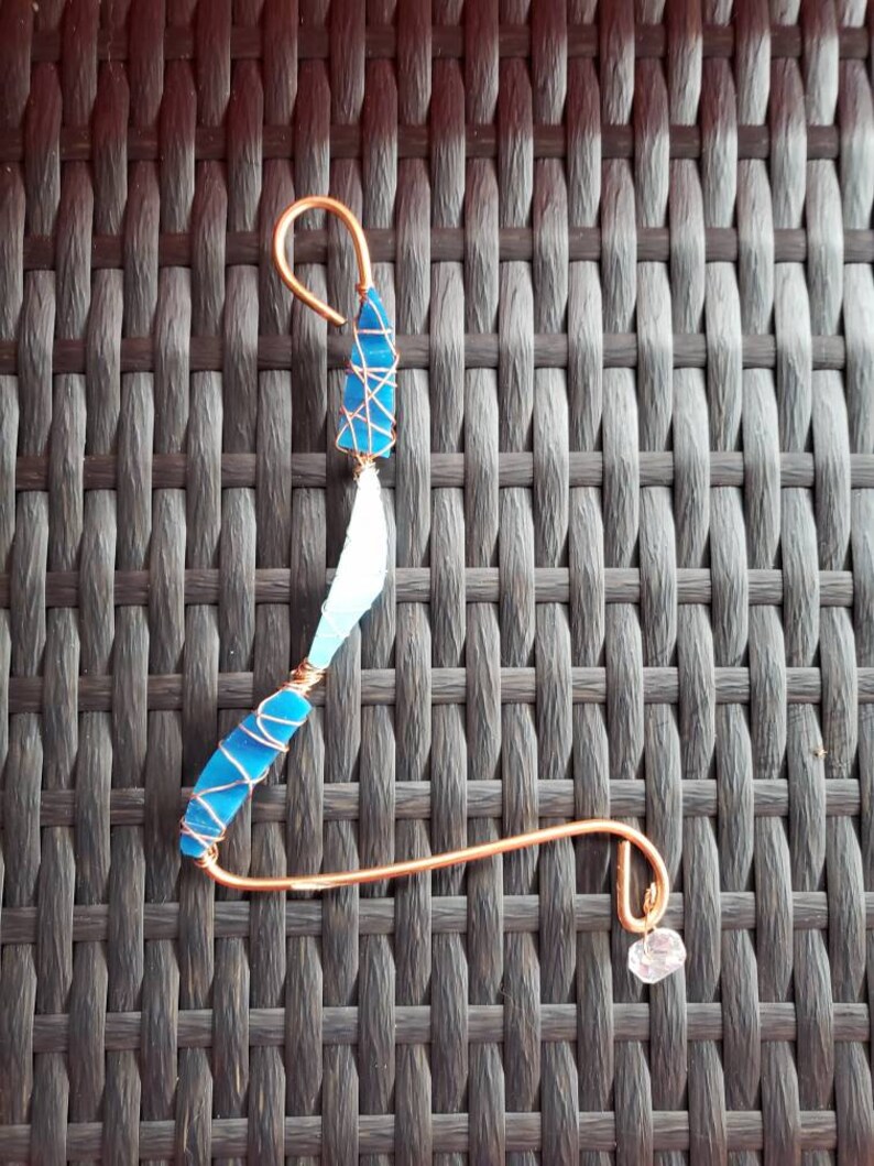 Hummingbird Swing/perch Handmade of Copper and Shades of Blue - Etsy
