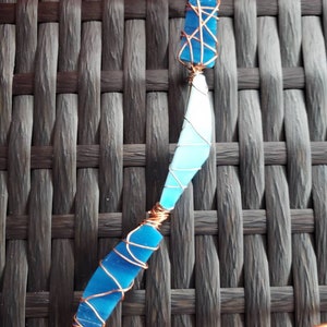 Hummingbird Swing/perch Handmade of Copper and Shades of Blue - Etsy