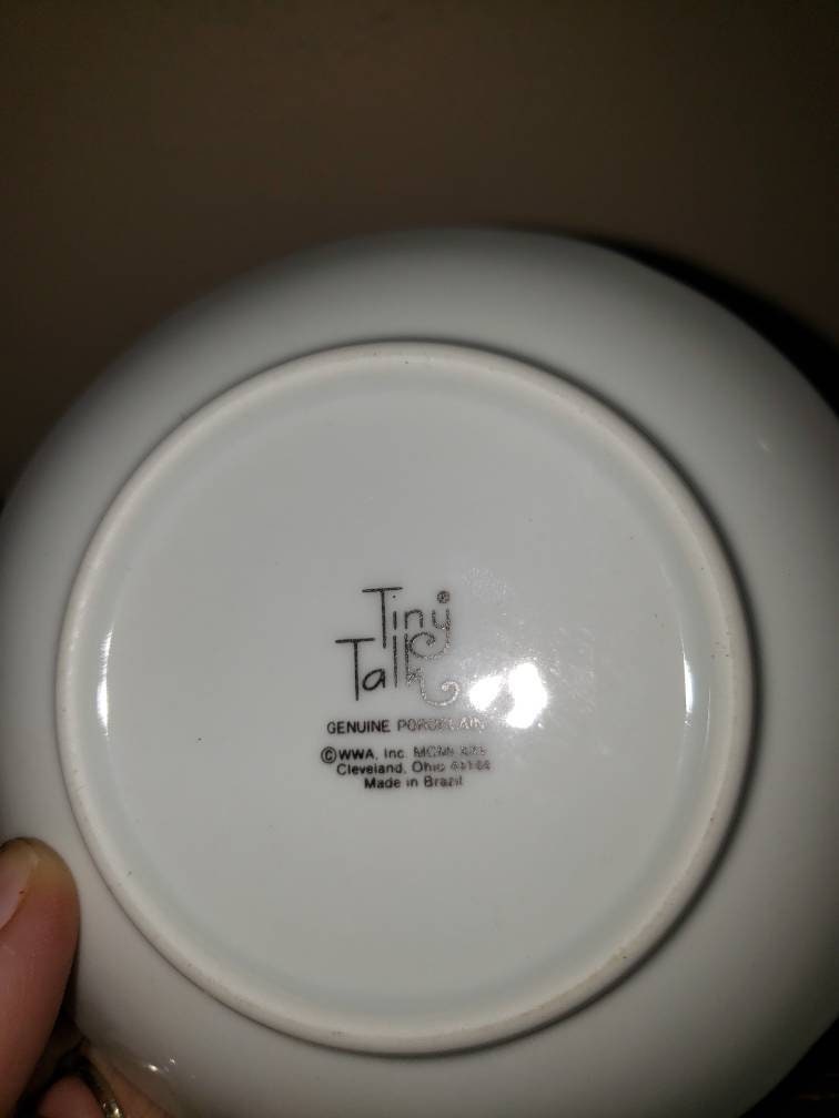 Vintage Tiny Talk Cup and Saucer. Adorable - Etsy