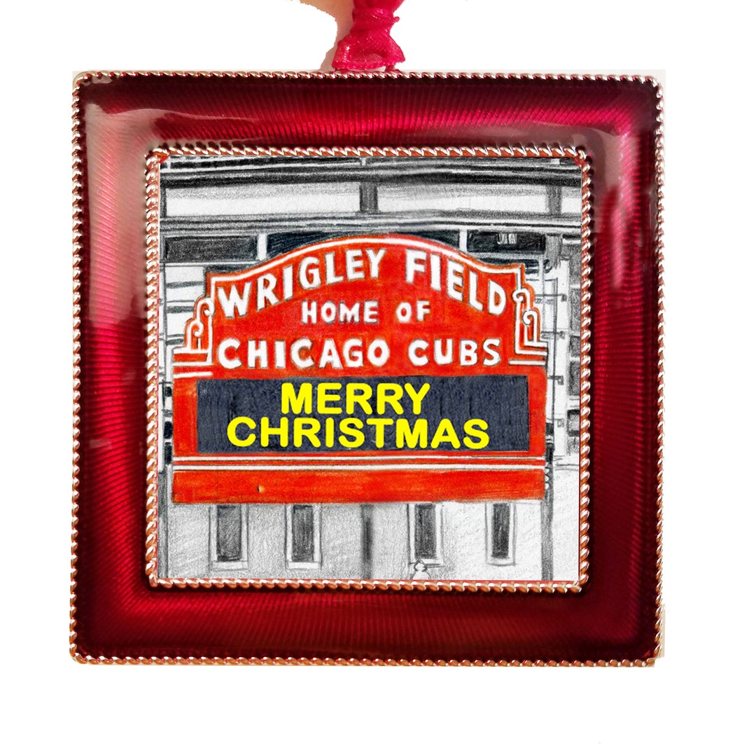 Chicago Cubs Christmas Ornament - Etsy