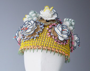 Crochet Fascinator - Etsy