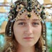 Flower Forehead Circle Headpiece Floral Hair Jewelry Wearable Art ...