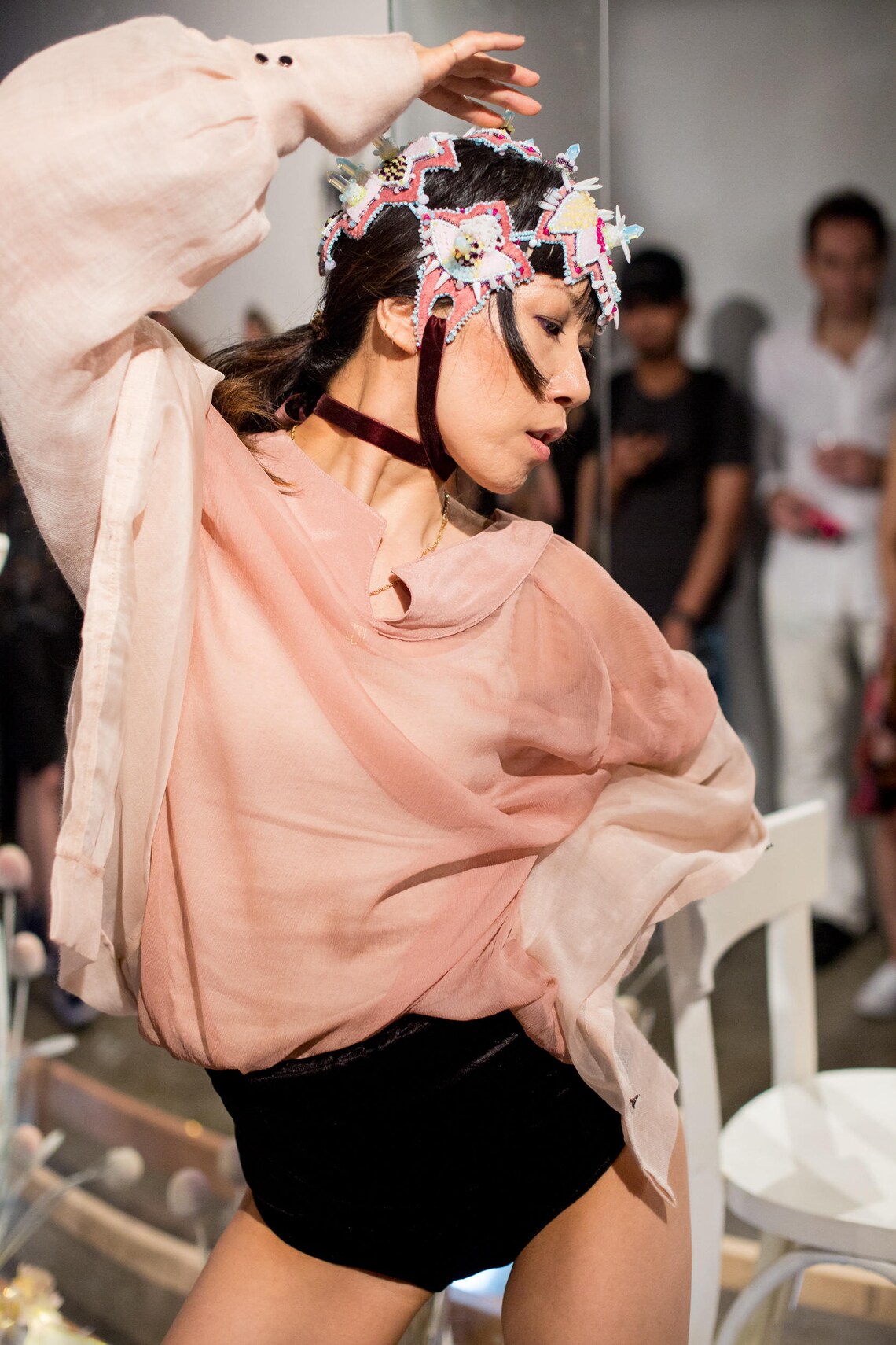 Burlesque Headpiece Beaded Headdress Unique Costume Headwear - Etsy