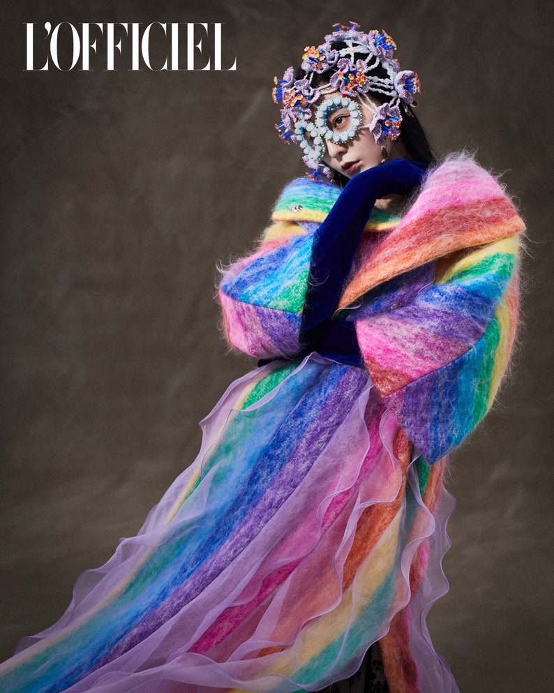 Beaded Masquerade Mask Headpiece Haute Couture Fashion | Etsy