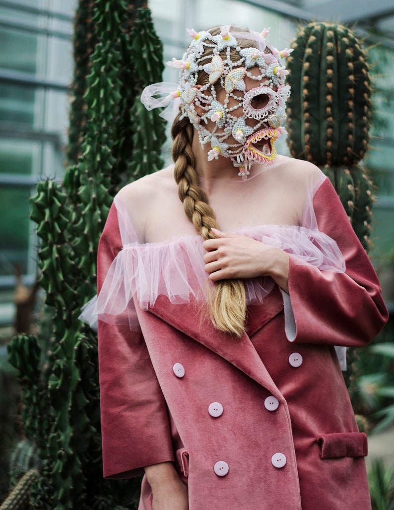 Face Harness Mask Full Face Mask Haute Couture Mask Avant | Etsy