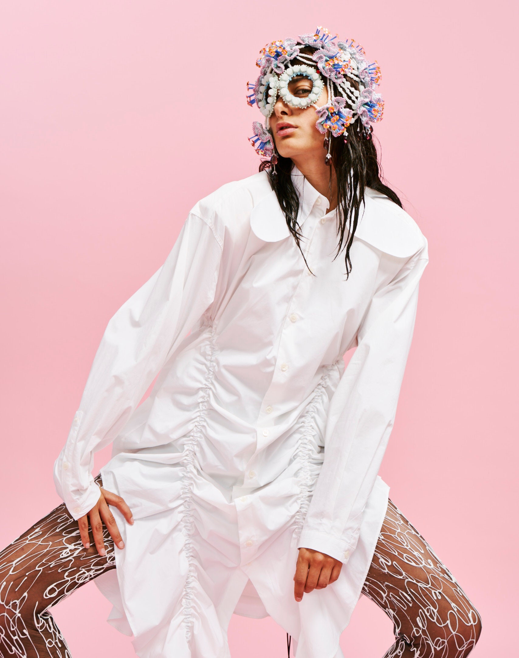 Headpiece Costume Mask for Masquerade | Etsy