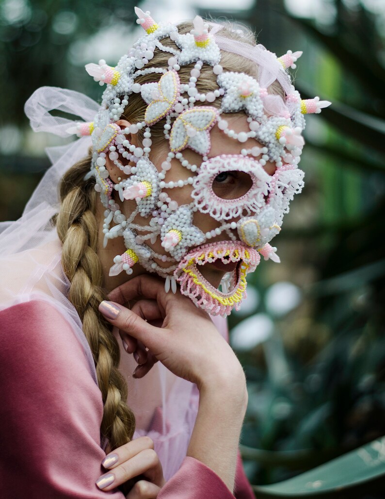 Face Harness Mask Full Face Mask Haute Couture Mask Avant | Etsy