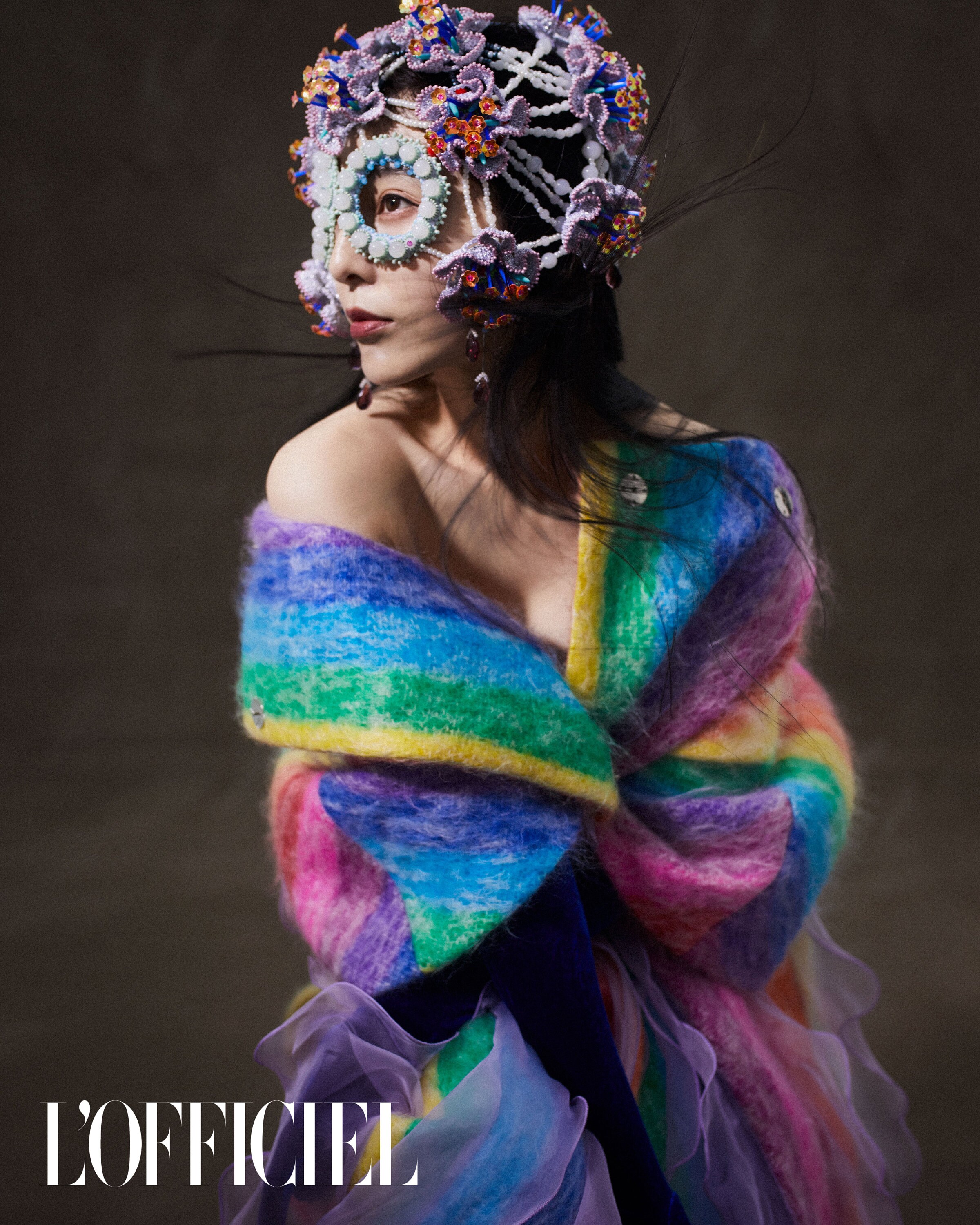 Headpiece Costume Mask for Masquerade | Etsy