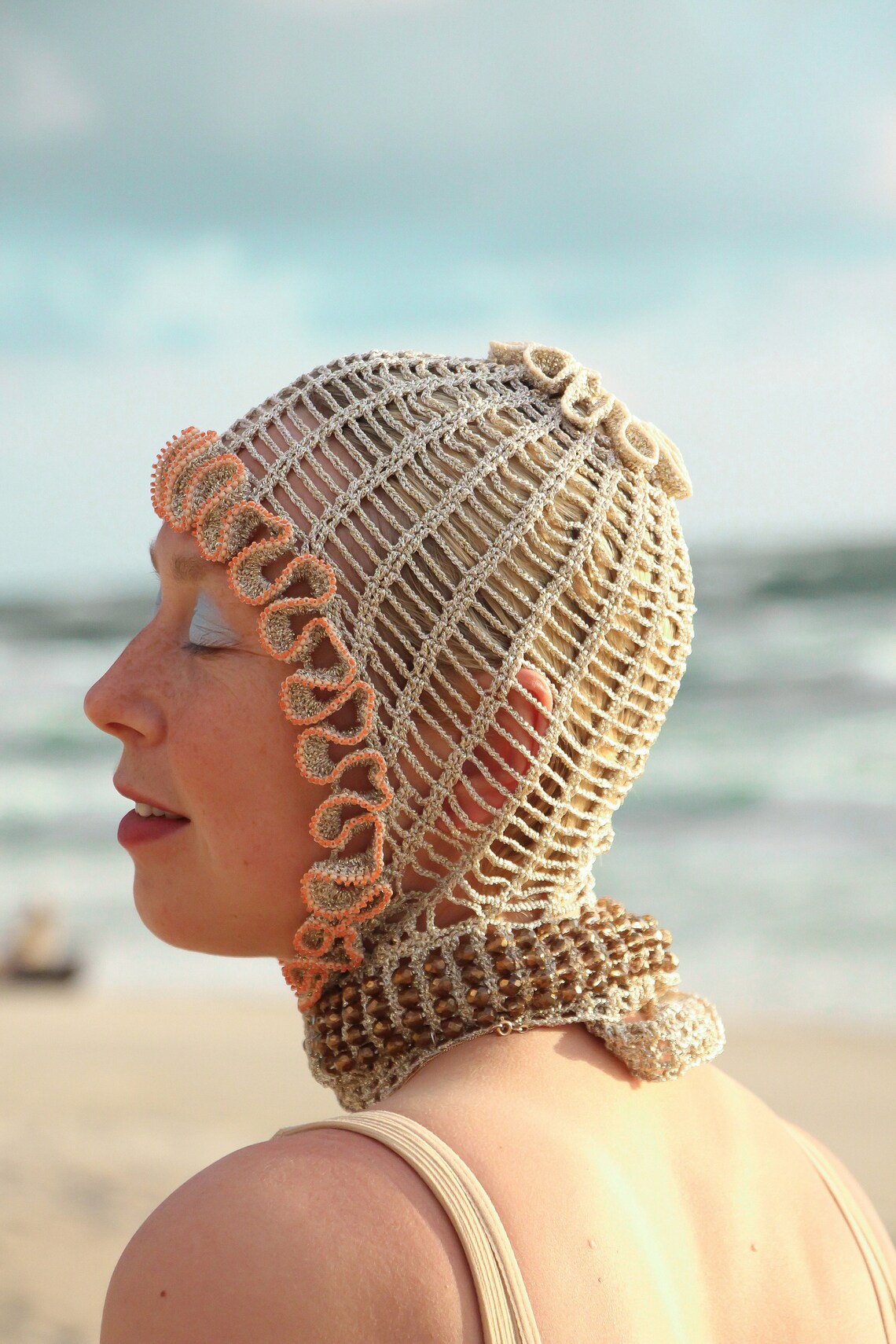 Black Full Face Lace Mask Full Face Shield Mask Apocalyptic - Etsy