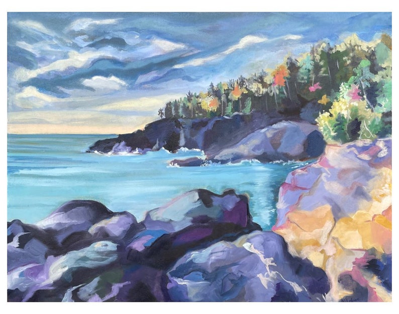 Marquette, Michigan, Lake Superior, Black Rocks - Etsy