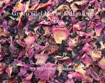 Rosey Red Organic Herbal Tea Made by an Herbalist Made With Certified ...