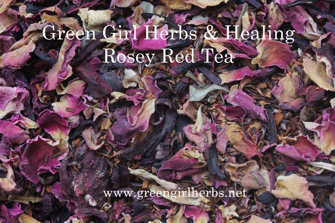 Rosey Red Organic Herbal Tea - Made by an Herbalist - Made With ...