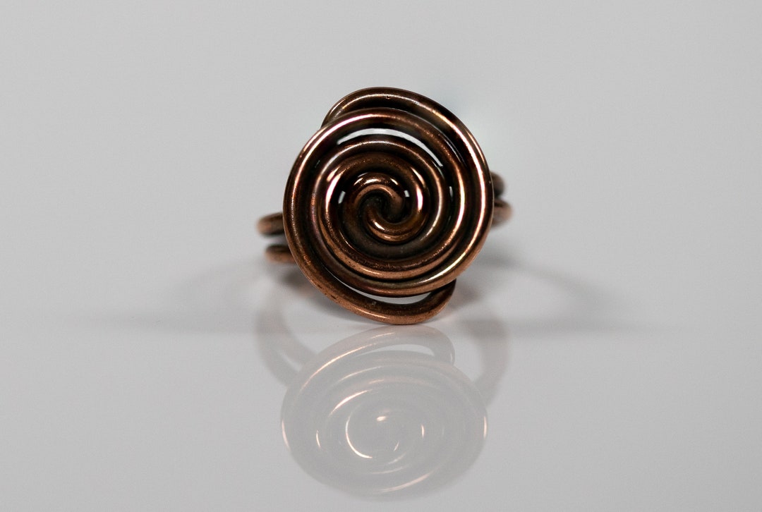 Vintage Copper Ring - Etsy