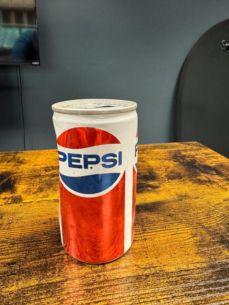 Vintage Pepsi Can empty Pull Tab 1970s - Etsy