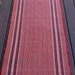 Rust Colored Rag Rug 55 X 26 Hand Woven Repurposed Fabric Country ...
