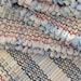 Light Blues Runner Rag Rug 85" X 26" Hand Woven Rustic Cabin Country ...