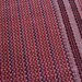 Rust Colored Rag Rug 55 X 26 Hand Woven Repurposed Fabric Country ...