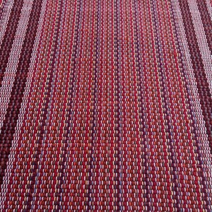 Rust Colored Rag Rug 55" X 26" Hand Woven Repurposed Fabric Country ...