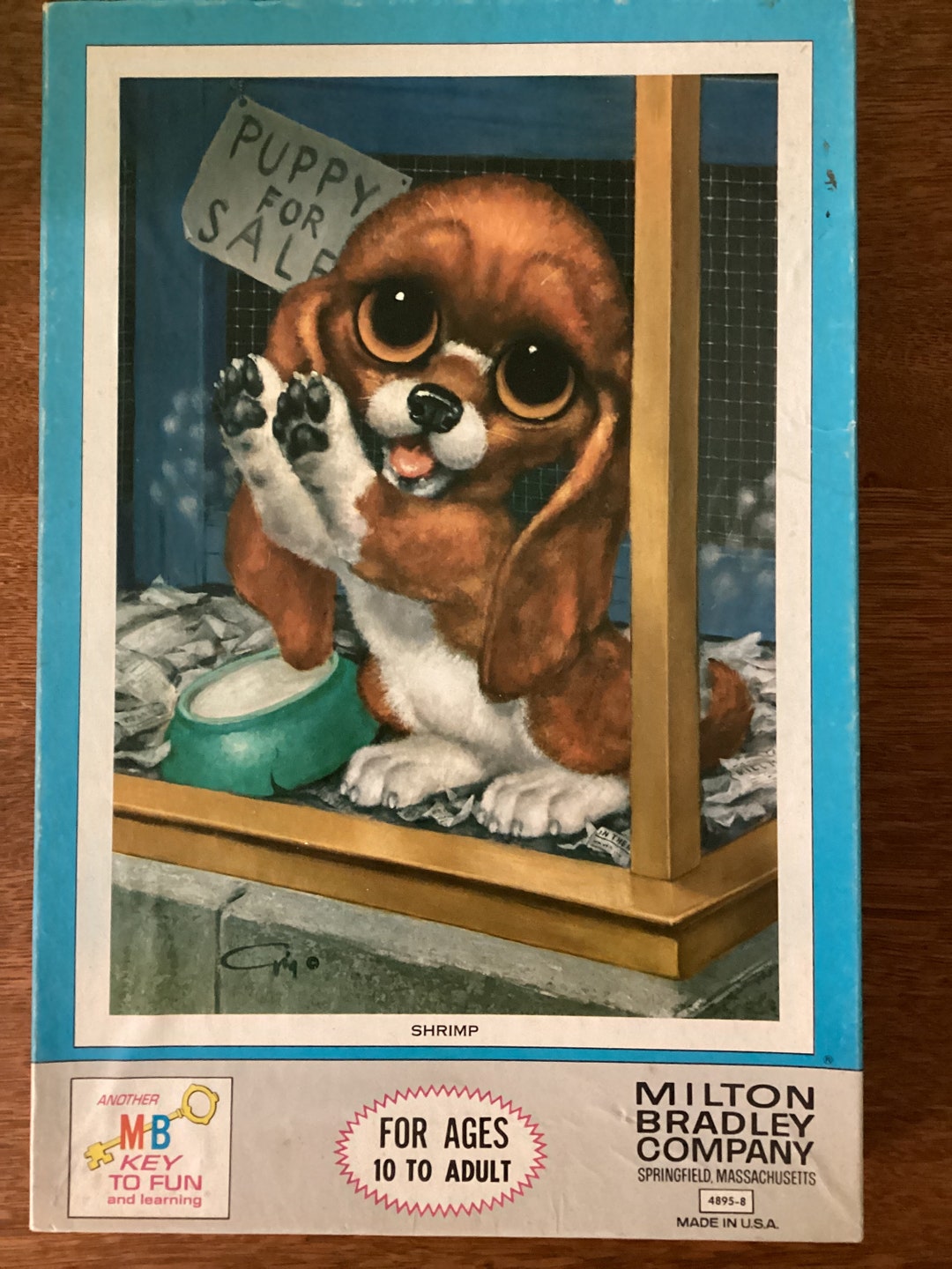 1 Vintage Puzzle PITY PUPPIES by Gig 1968 Milton Bradley 500 ...