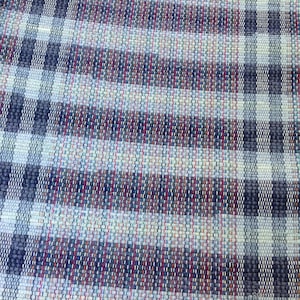 Shades of Blue Rag Rug 52"x26" Hand Woven Repurposed Bed Spreads Rustic ...