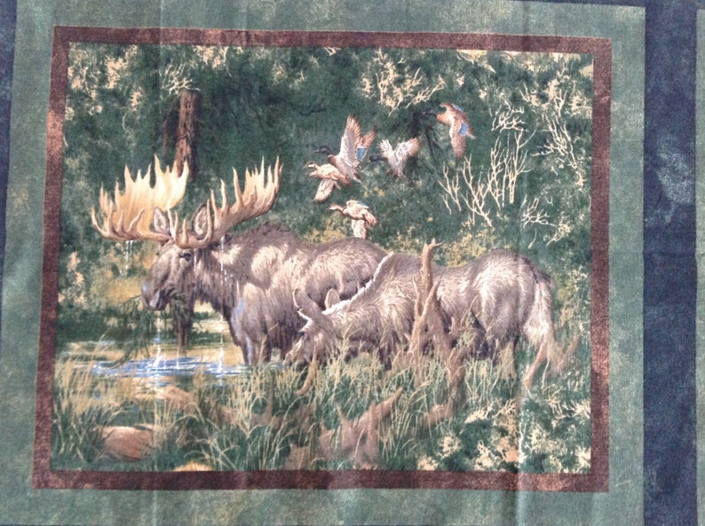 David Textiles Inc Larry Fanning Quilt Wall Hanging Fabric Panel 44"x23 ...