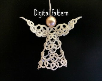 Tatting Pattern Cathedral Angel | Etsy
