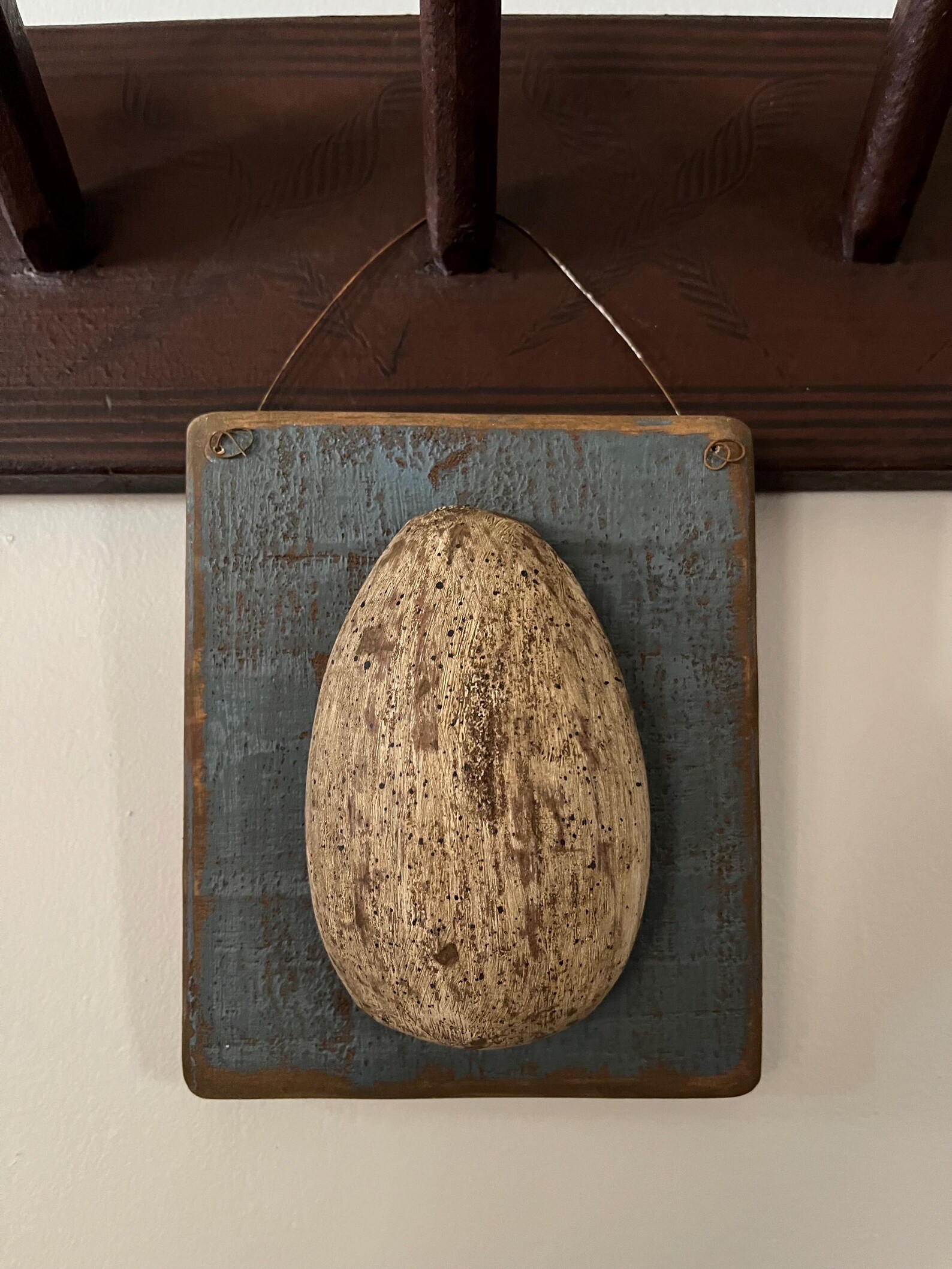 3D Prim Egg Hanger - Country Blue - Etsy