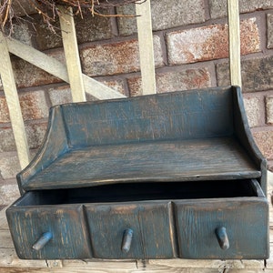 Primitive Drawer Shelf - MADE TO ORDER - Etsy