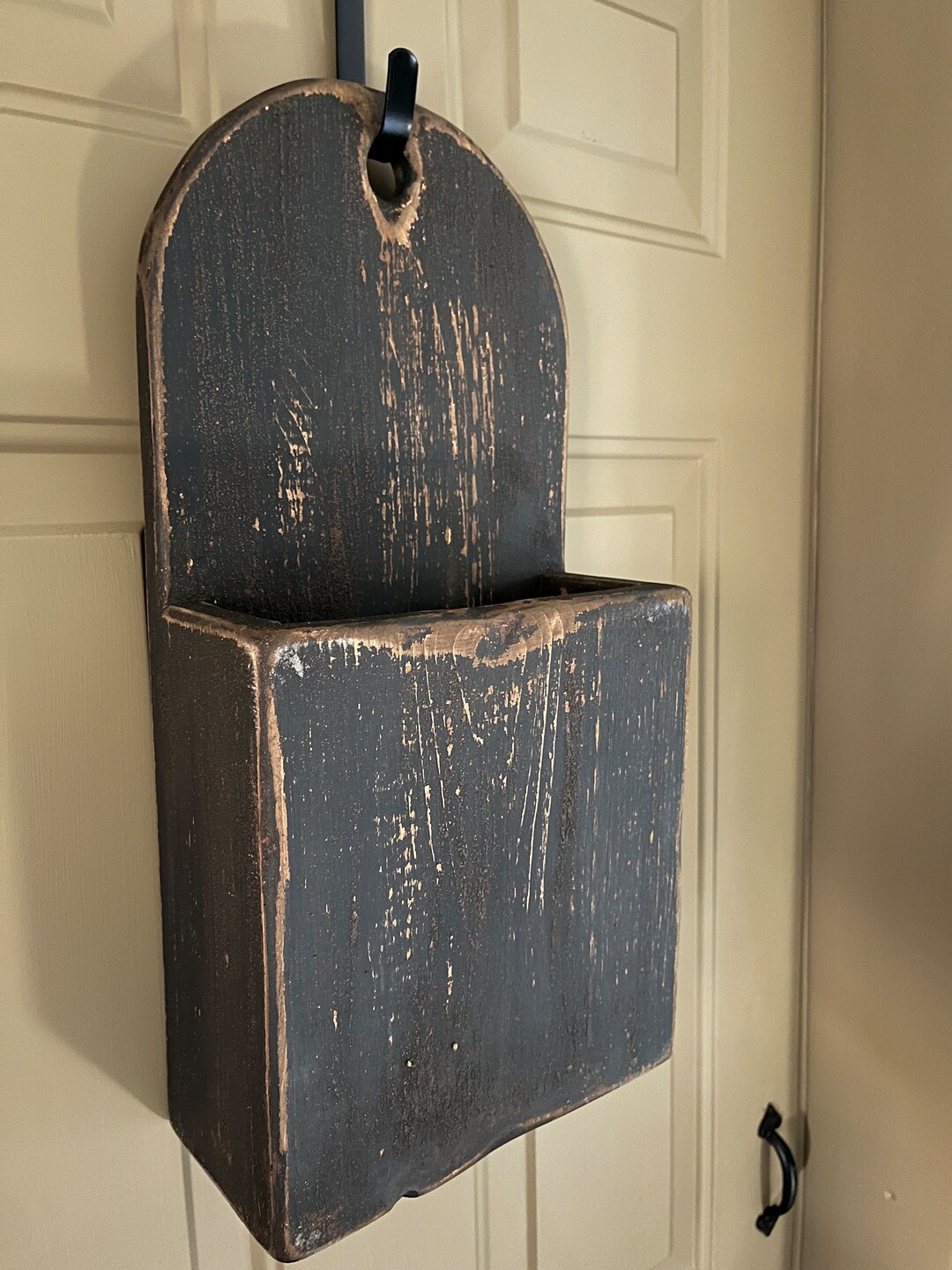 Primitive Wooden Tombstone Door Pocket - MADE TO ORDER - Choose Your ...