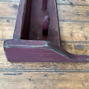 Primitive Peg Shelf in Deep Red 18 - Etsy