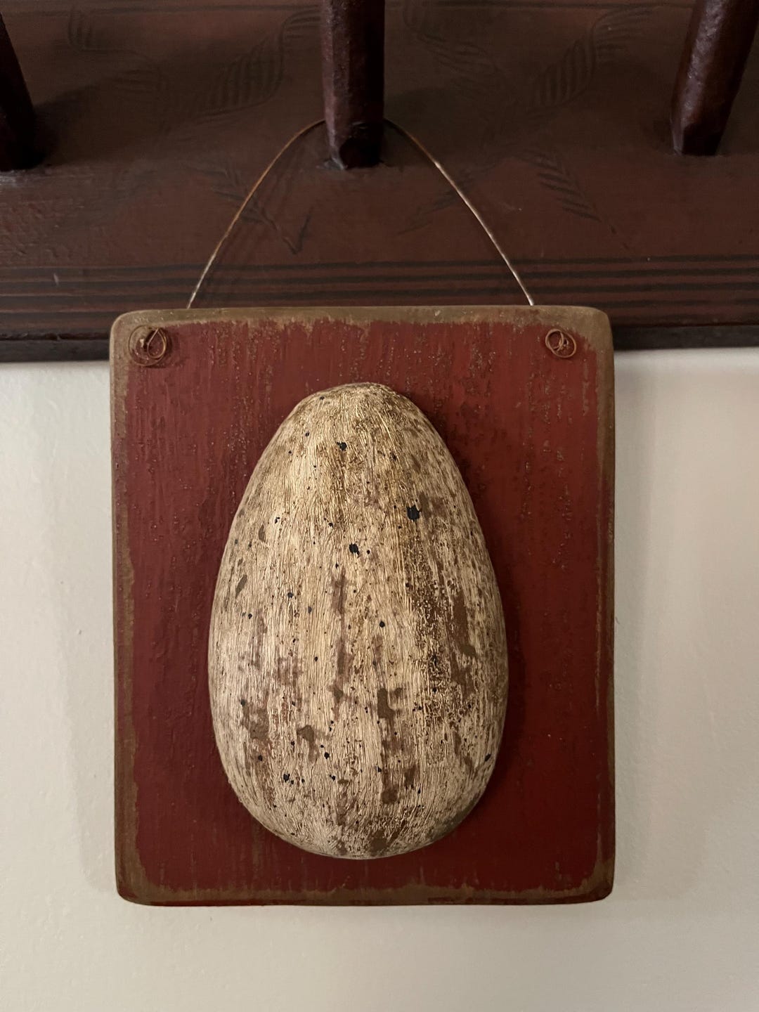 3D Prim Egg Hanger - Apple Red - Etsy