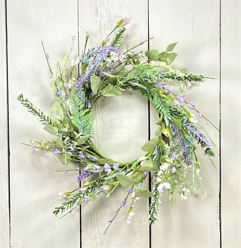 Spring Candle Ring Spring Wreath Spring Centerpiece Pastel - Etsy